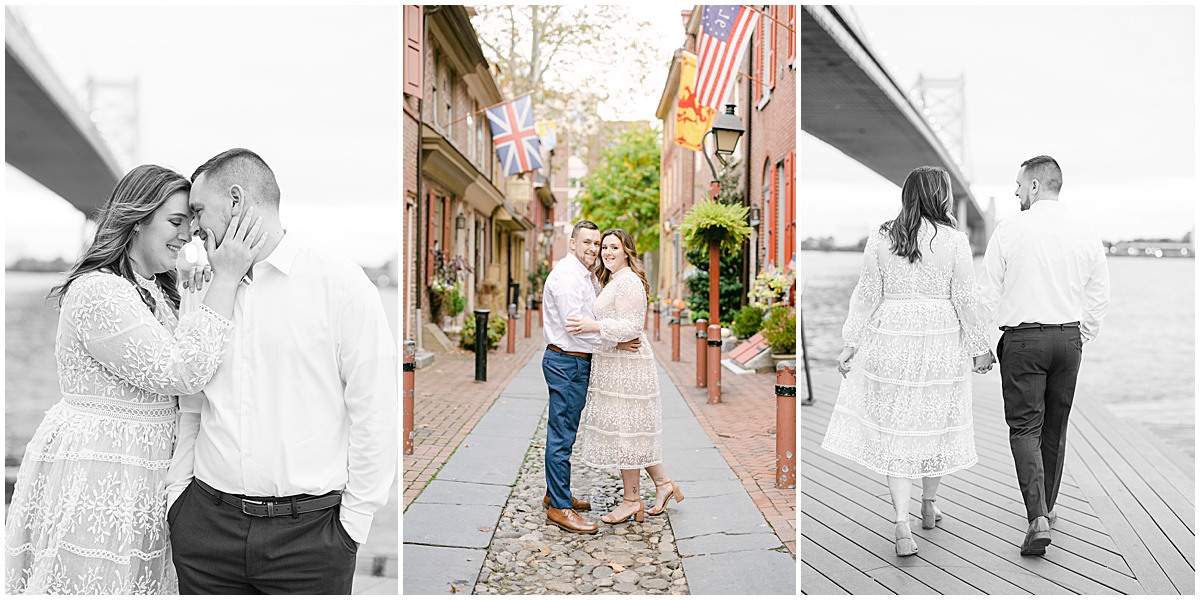 Sam + Cody | Old City Philadelphia Engagement Session | Kelly Pullman ...